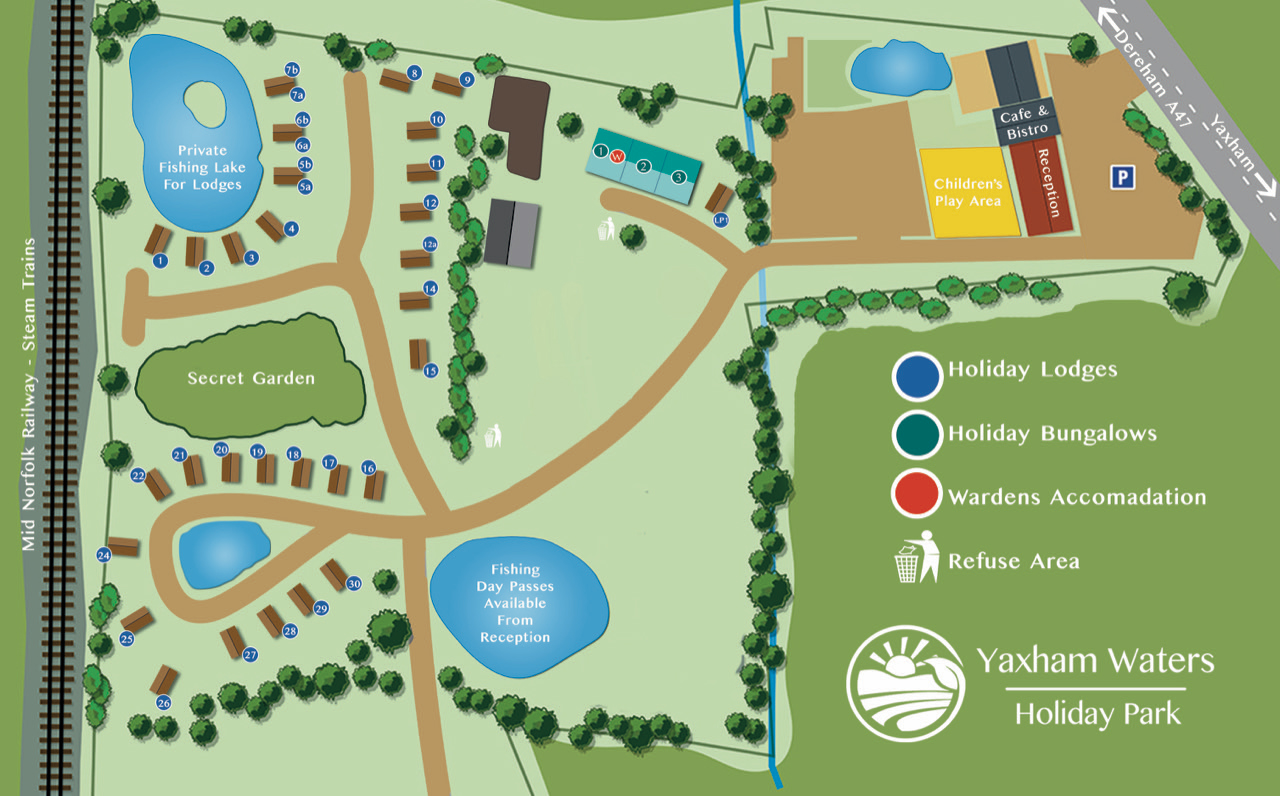 Holiday & Lodge Park in Yaxham, Norfolk